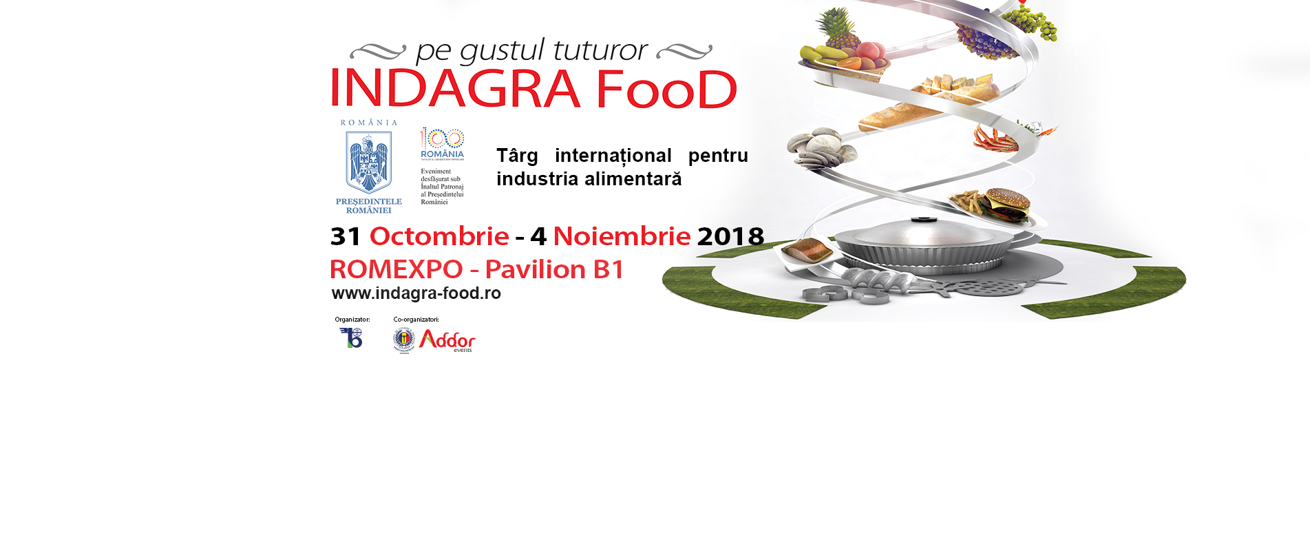 INDAGRA FOOD (ROMANIA- BUCUREȘTI) 31.10-04.11.2018 - InvestCert